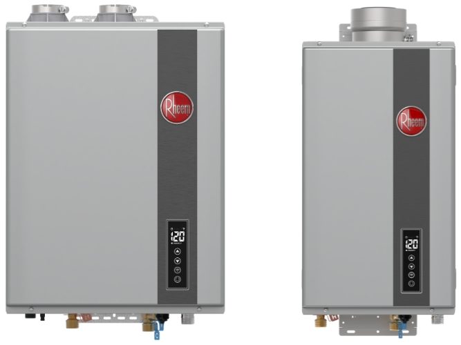 Rheem Rtgh Series Condensing And Rtg Series Non Condensing Tankless 6960